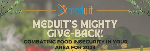 Meduit’s Mighty Give-Back 2023 Donates 7+ Tons of Food and More!